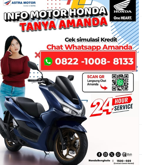 Tak Perlu ke Dealer, Konsumen Kini Bisa Konsultasi Motor Honda Lewat AMANDA